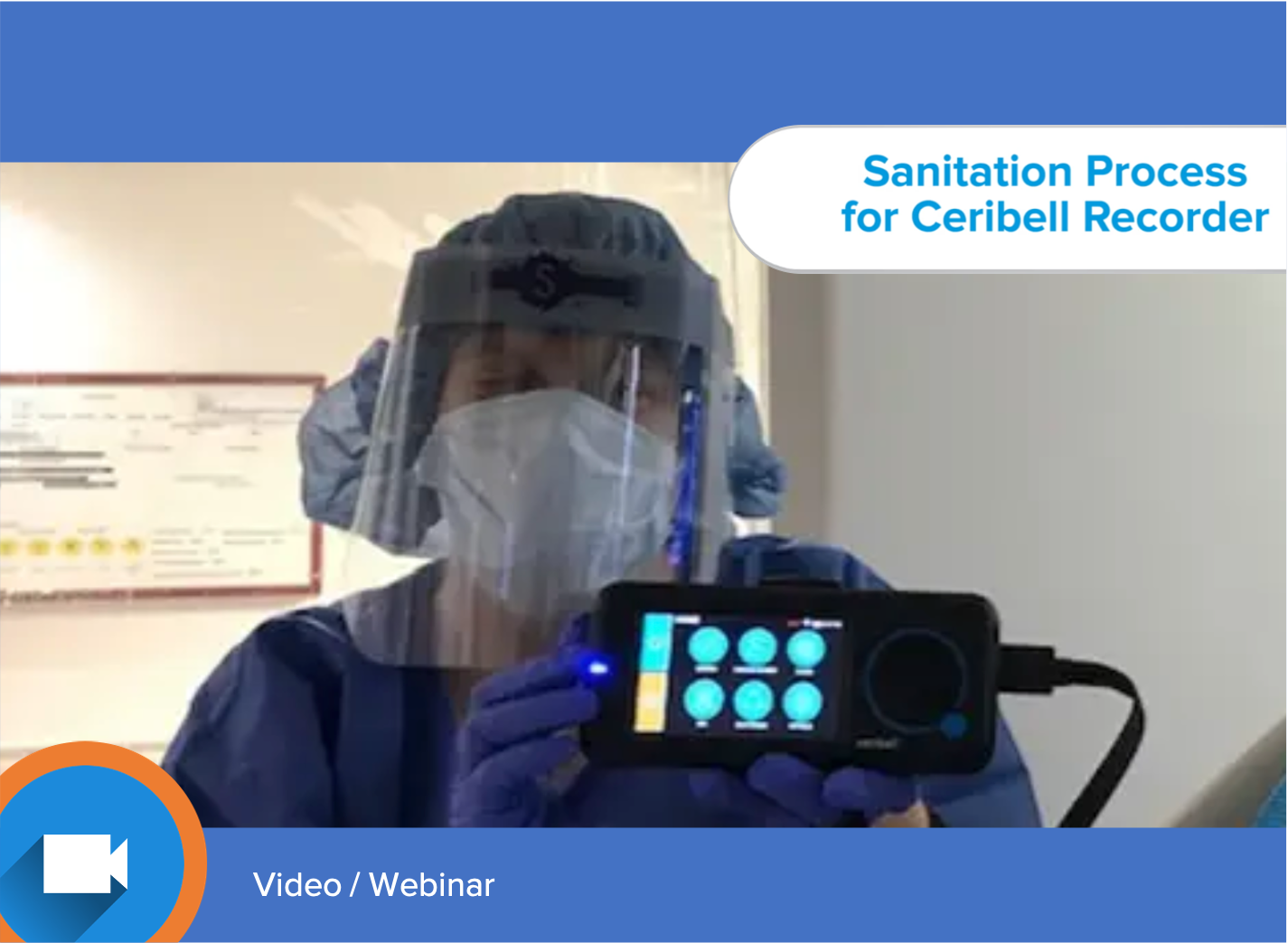 Sanitizing the Ceribell Rapid Response EEG - Ceribell