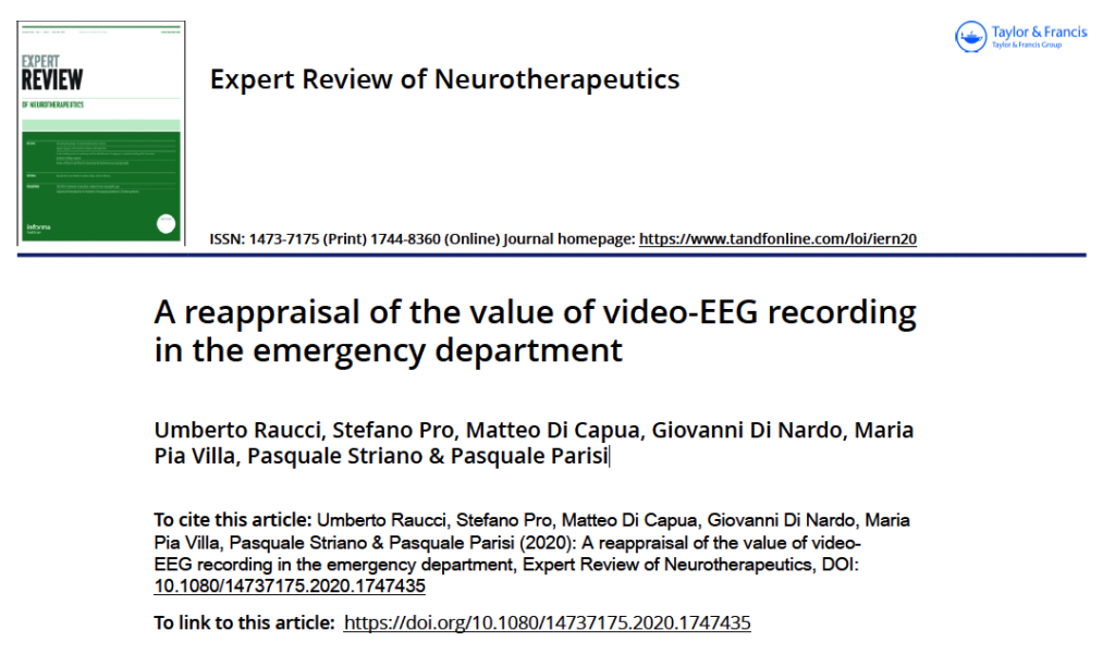 A Reappraisal of the Value of Video-EEG Recording in the Emergency Department - Ceribell