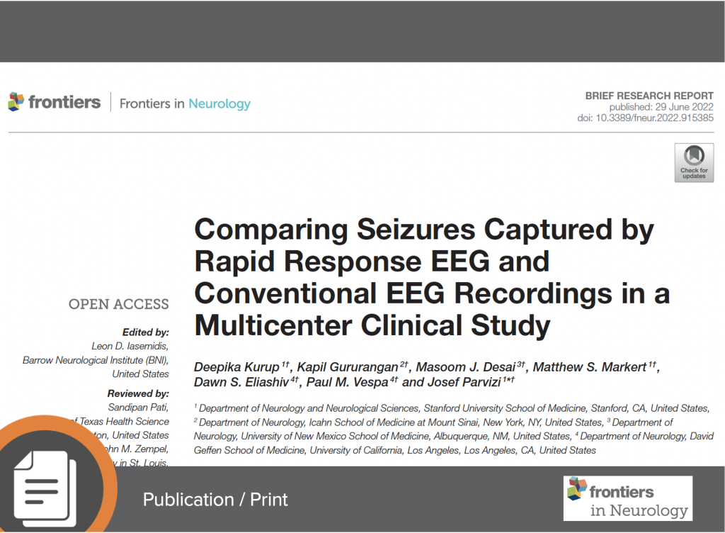 Comparing Seizures Captured by Rapid Response EEG and Conventional EEG ...