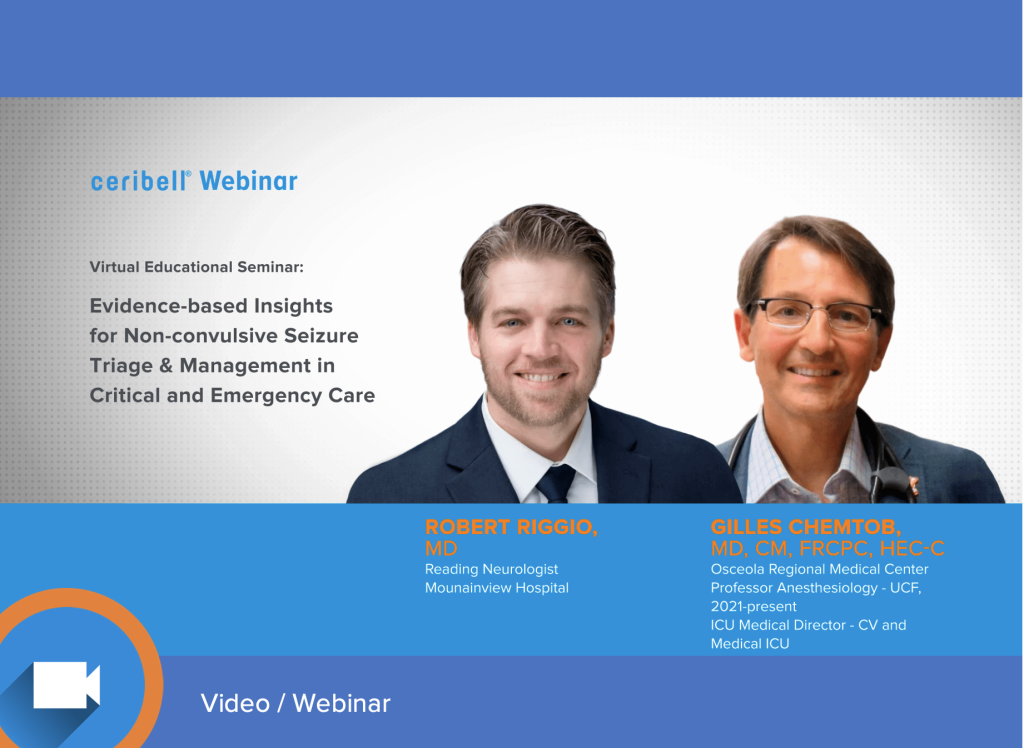 Webinar: Evidence-based Insights for Non-convulsive Seizure Triage ...