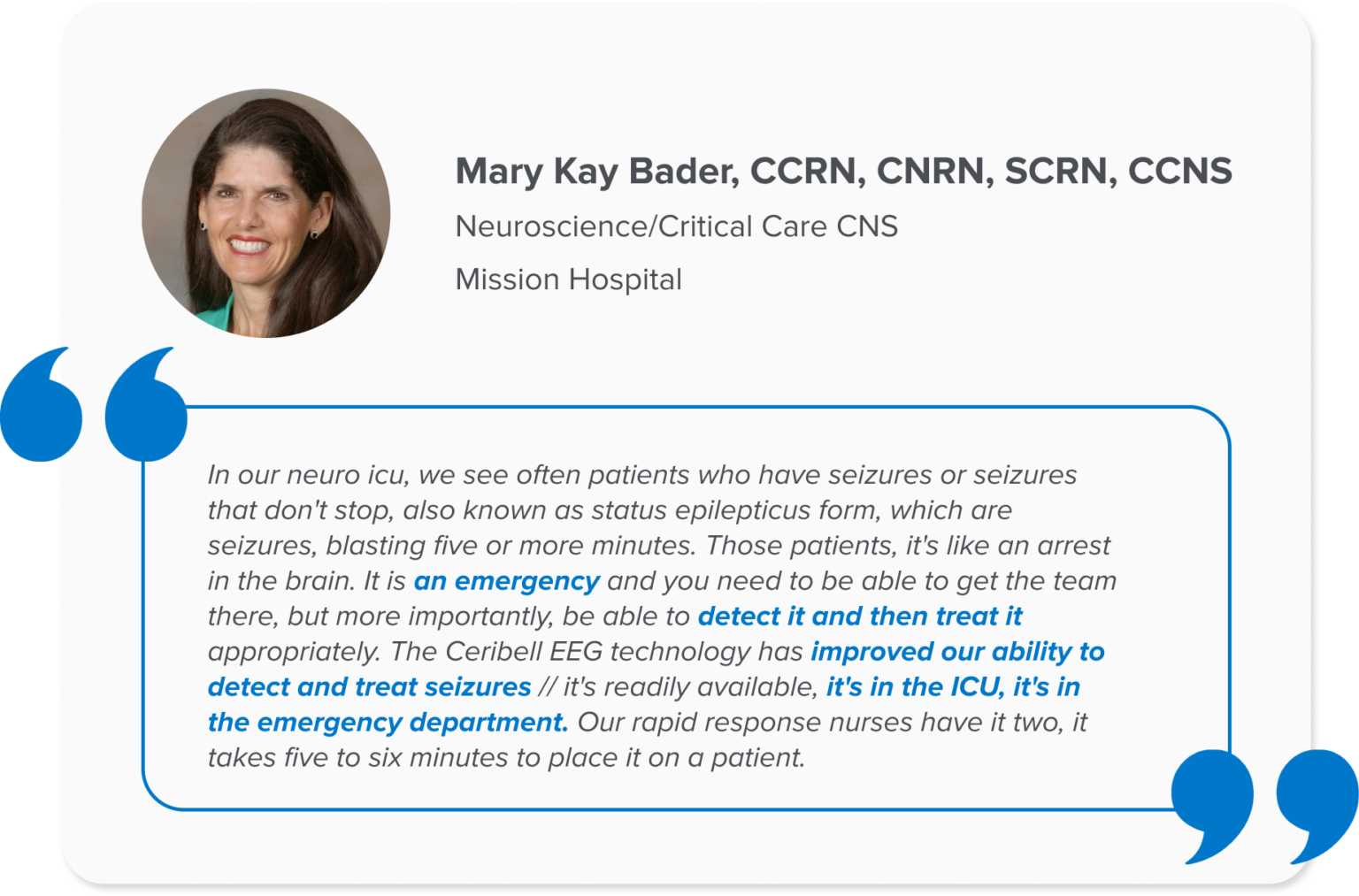 Intensive Care Unit | Ceribell